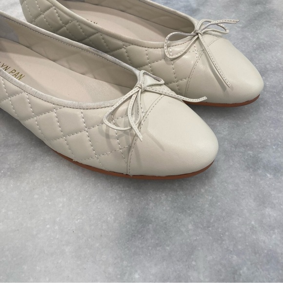 Kaitlyn Pan | Shoes | Kaitlyn Pan Cream Quilted Leather Cap Toe Bow ...